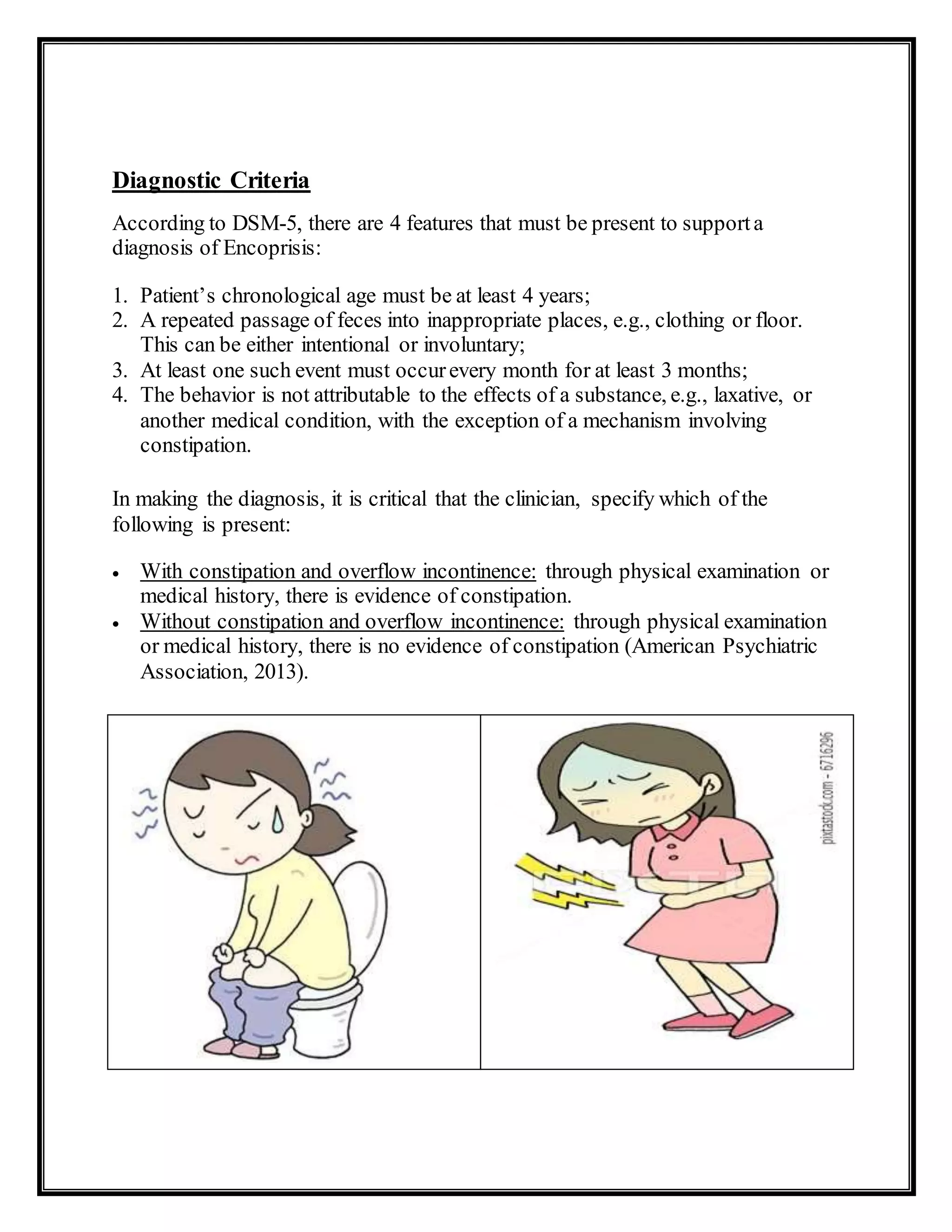 Elimination disorders | DOCX