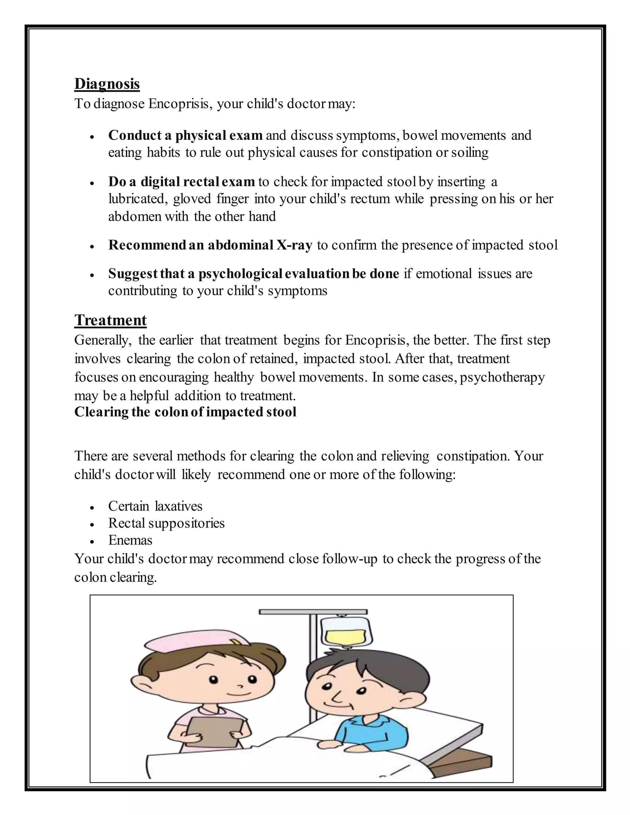 Elimination disorders | DOCX