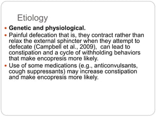 Elimination disorders | PPTX