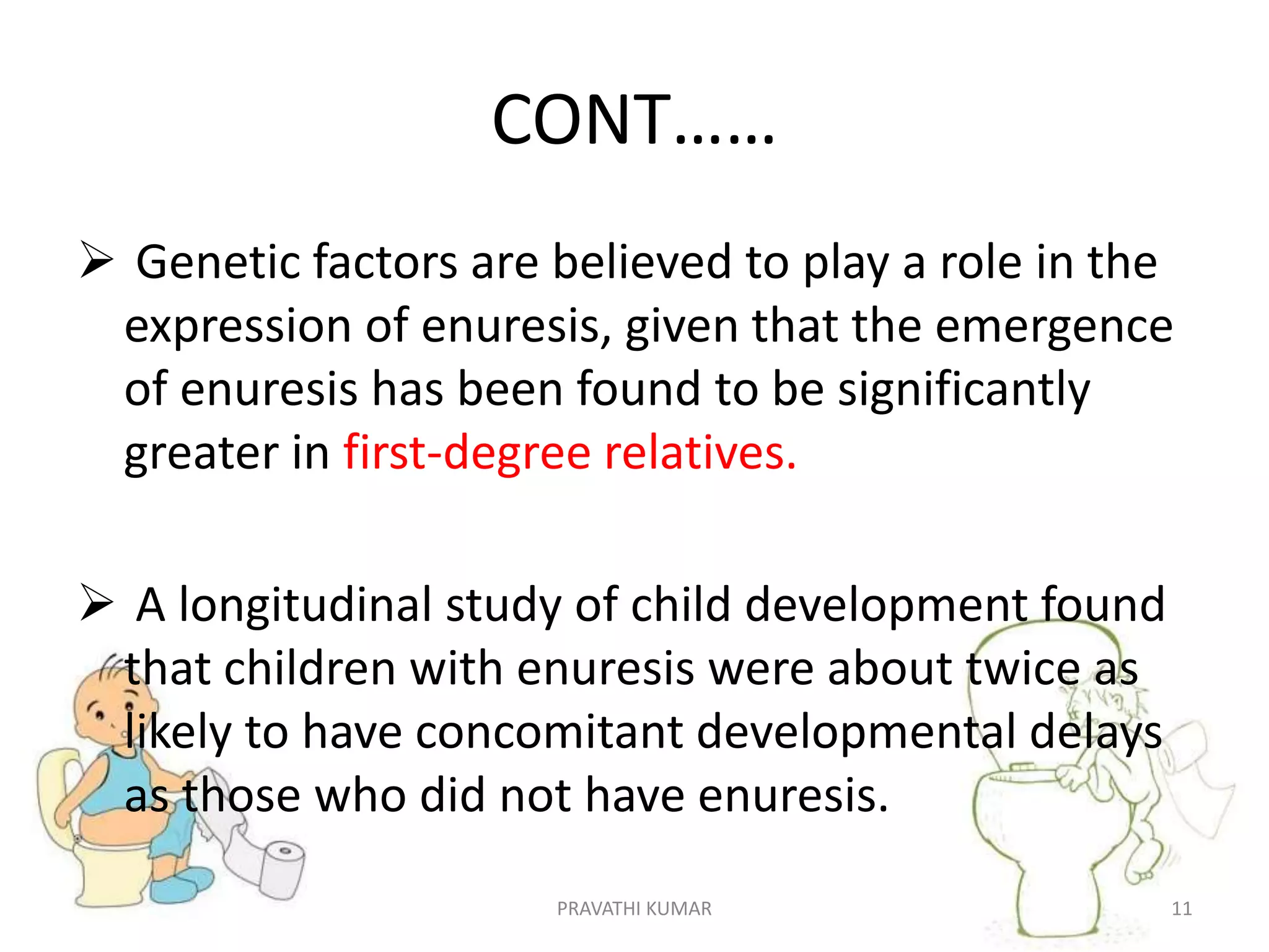 Elimination disorders pk | PPTX