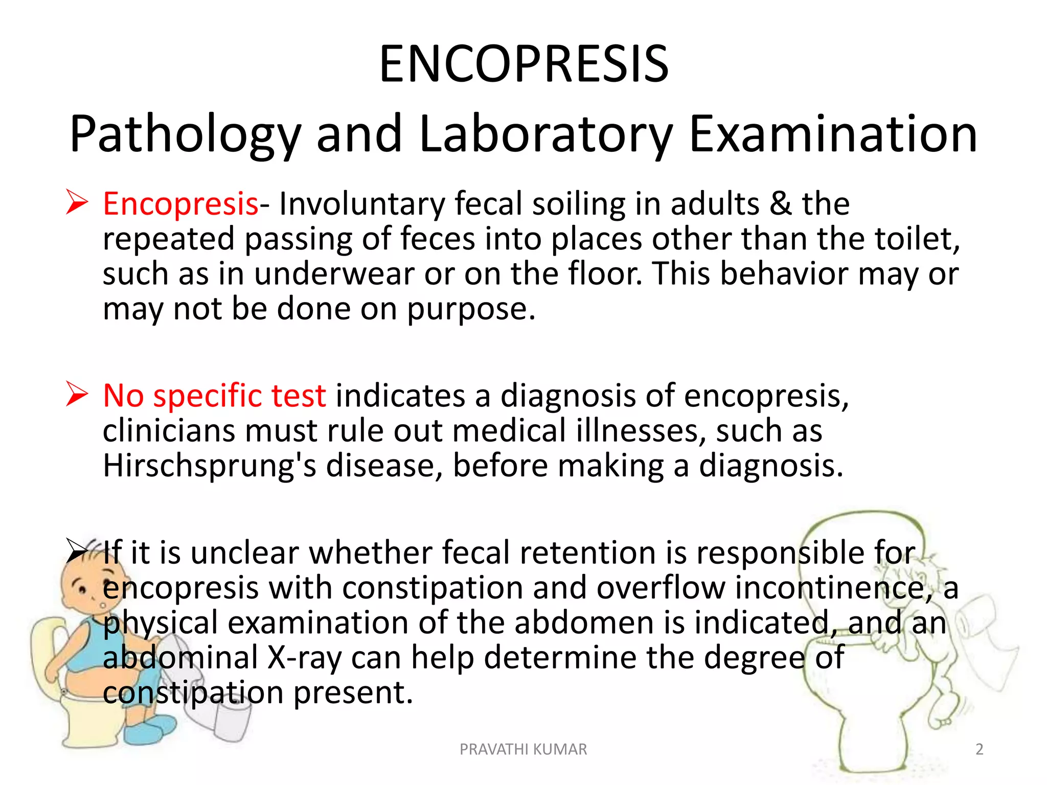 Elimination disorders pk | PPTX