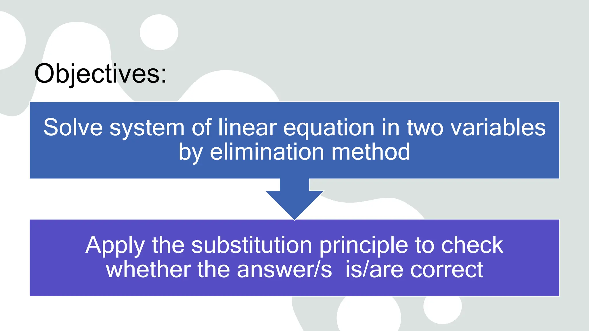 Elimination Method Mathematics 8 Linear Equation In 2 variables .pptx