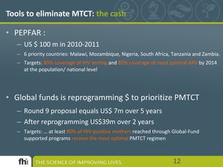 Elimination of mother to child transmission of hiv | PPT