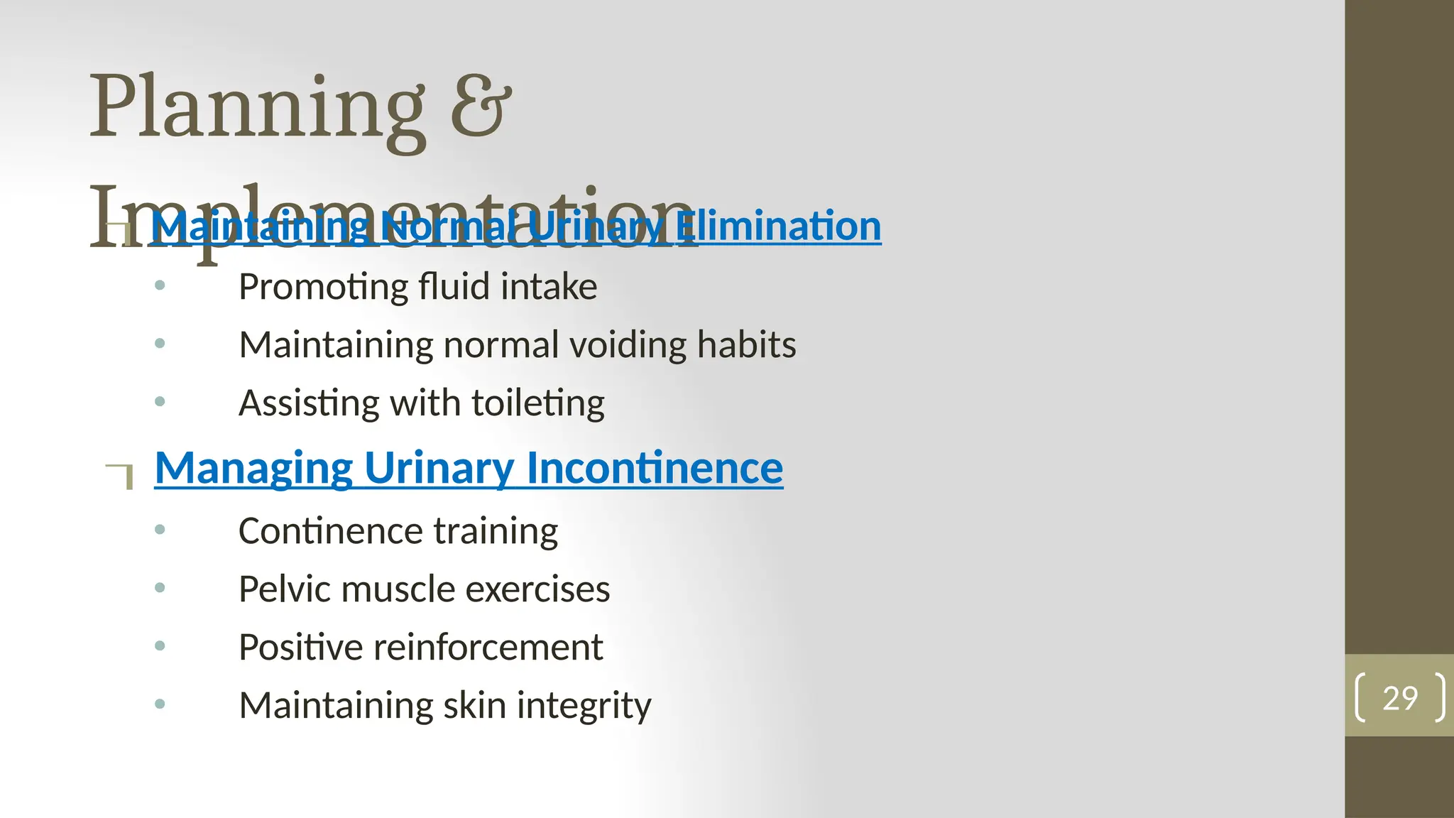 Elimination pattern .fon chapter 3 slides | PPT