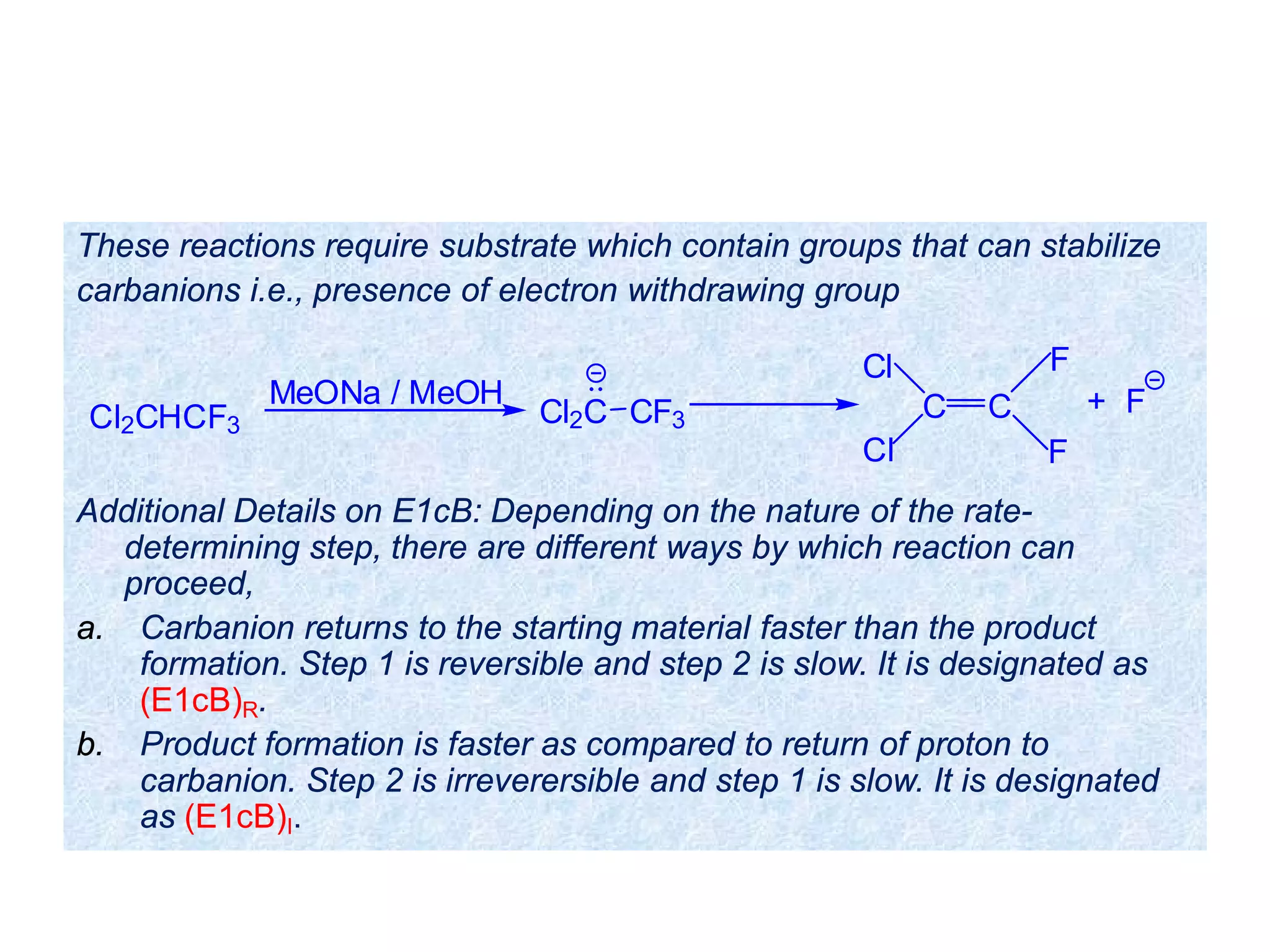 Elimination reaction | PDF