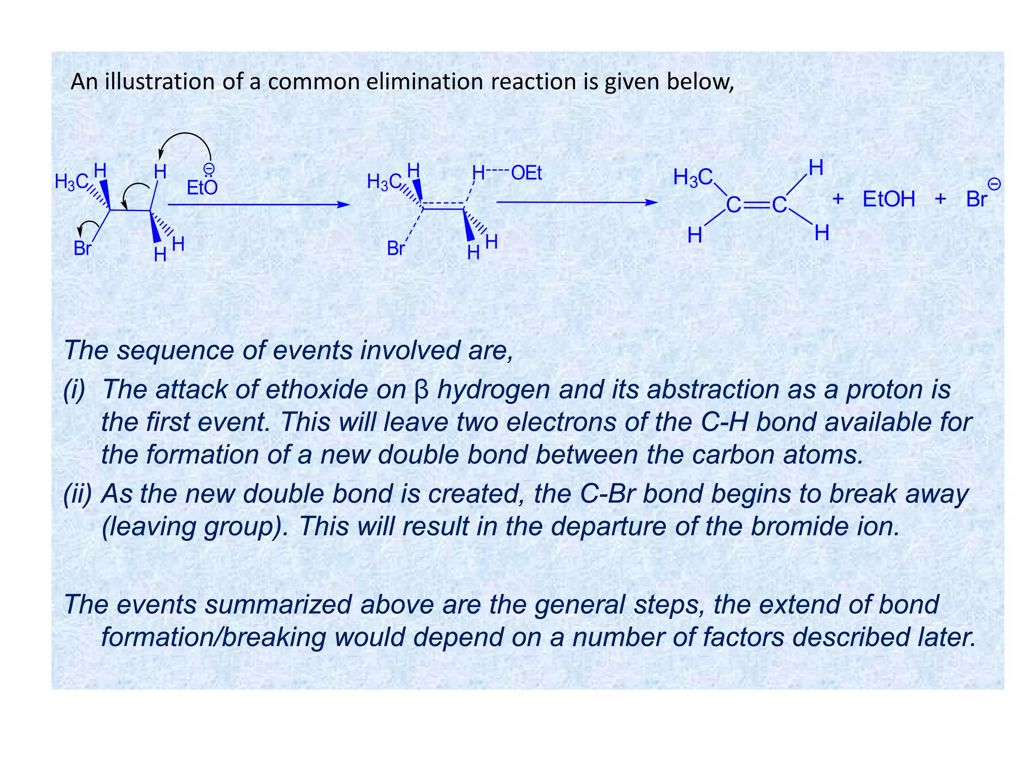 Elimination reaction | PDF