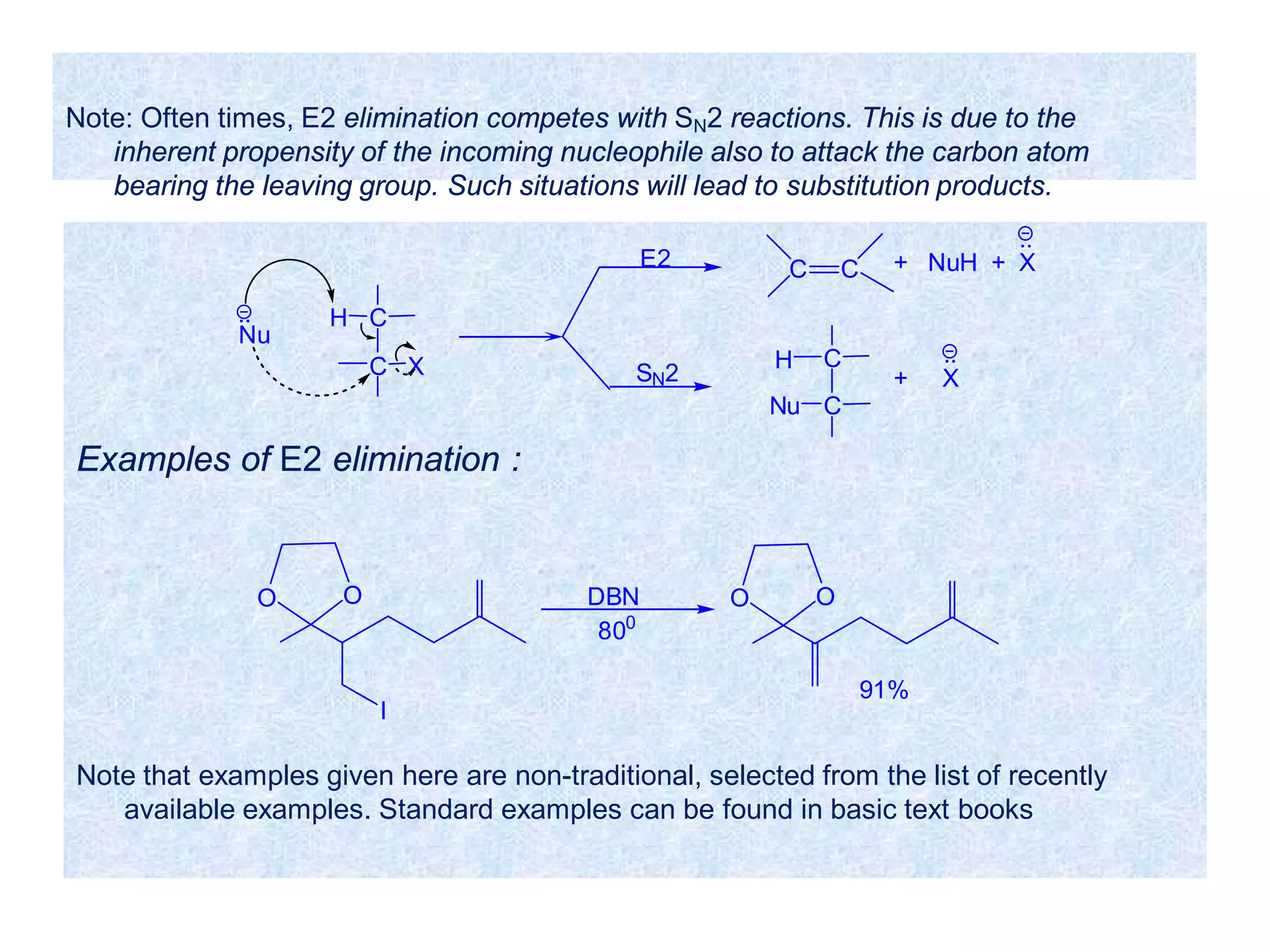 Elimination reaction | PDF