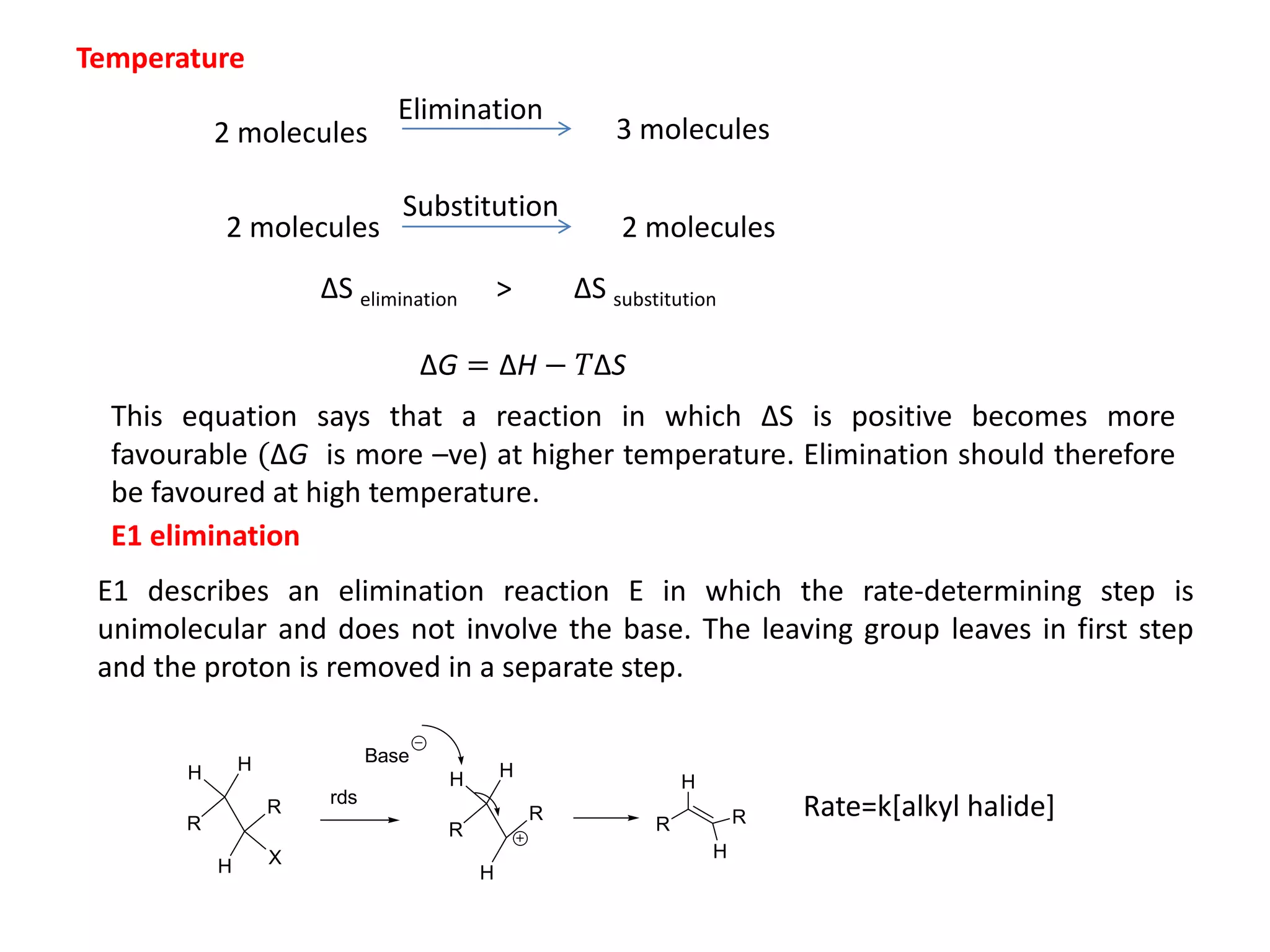 Elimination reaction | PPTX