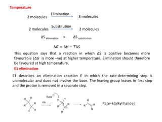 Elimination reaction | PPTX