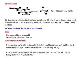 Elimination reaction | PPTX