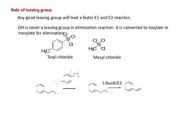 Elimination reaction