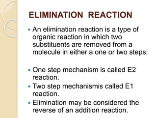 ELIMINATION REACTION AND ITS MECHANISM.pptx