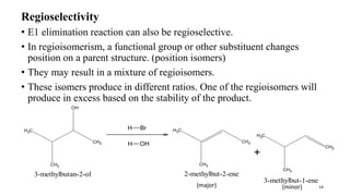 Elimination reactions- E1 Elimination reaction | PPTX