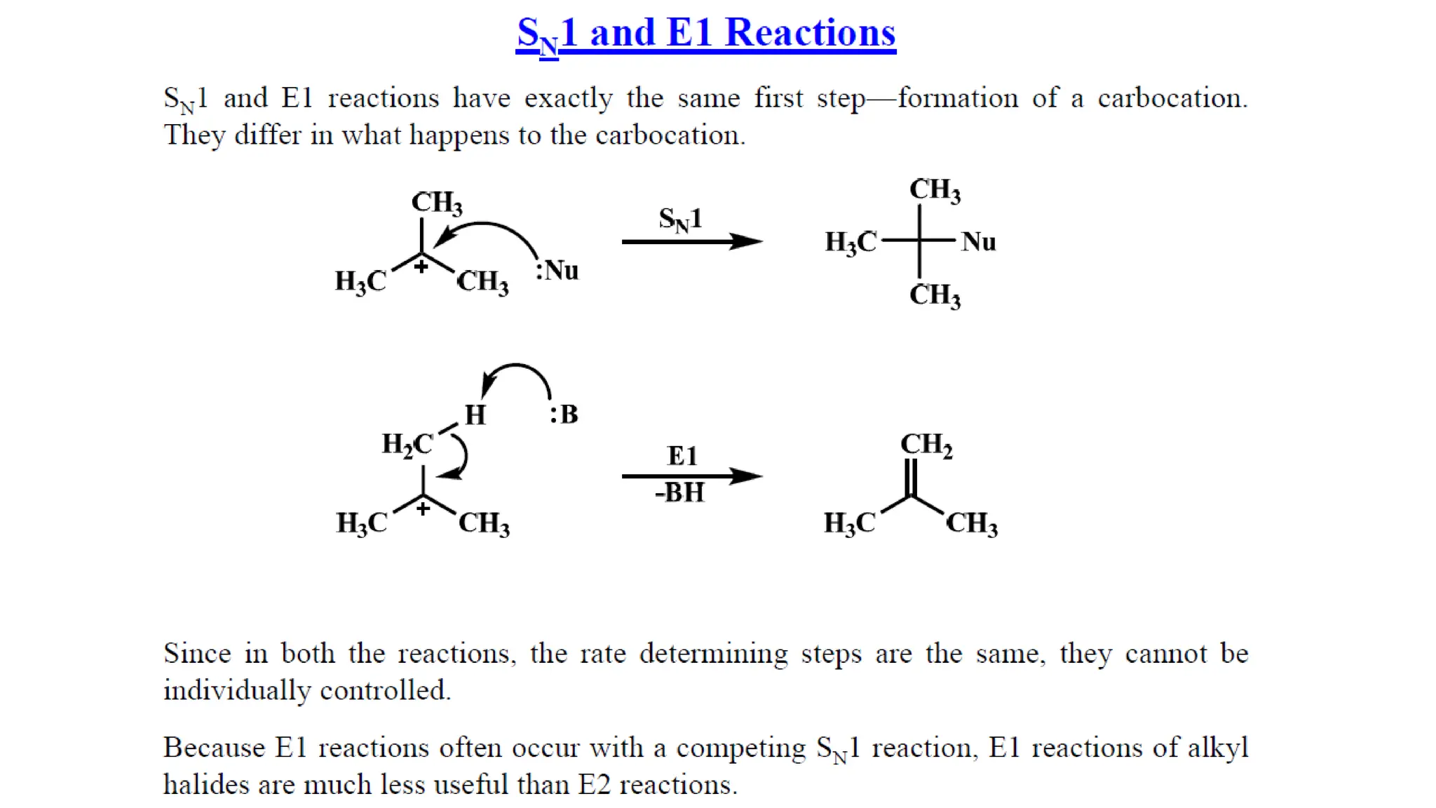 Elimination Reactions-mechanisms and kinetics | PDF