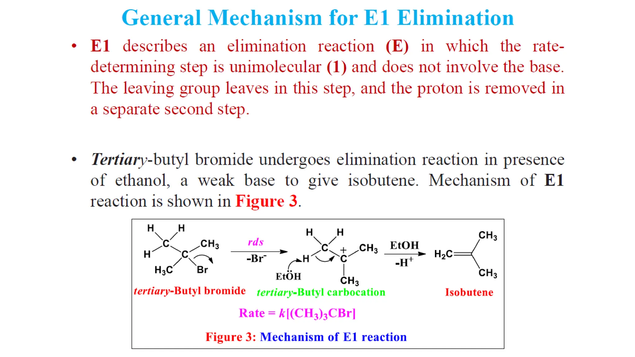 Elimination Reactions-mechanisms and kinetics | PDF