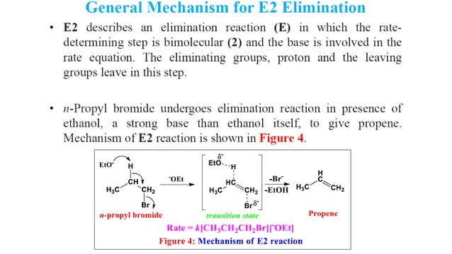 Elimination Reactions-mechanisms and kinetics | PDF