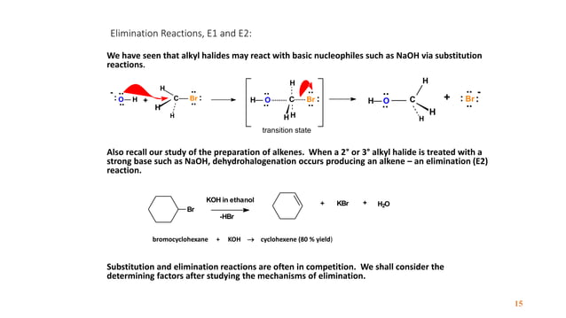 Elimination Reactions-mechanisms and kinetics | PDF