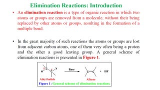Elimination Reactions-mechanisms and kinetics | PDF
