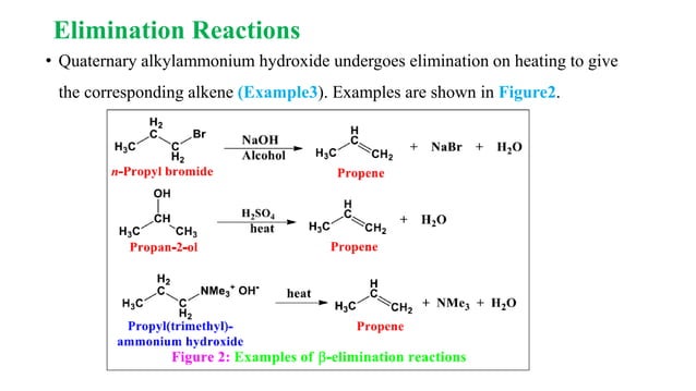 Elimination Reactions-mechanisms and kinetics | PDF