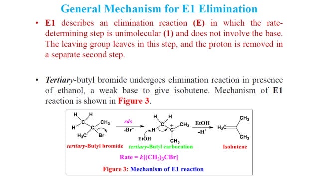 Elimination Reactions-mechanisms and kinetics | PDF