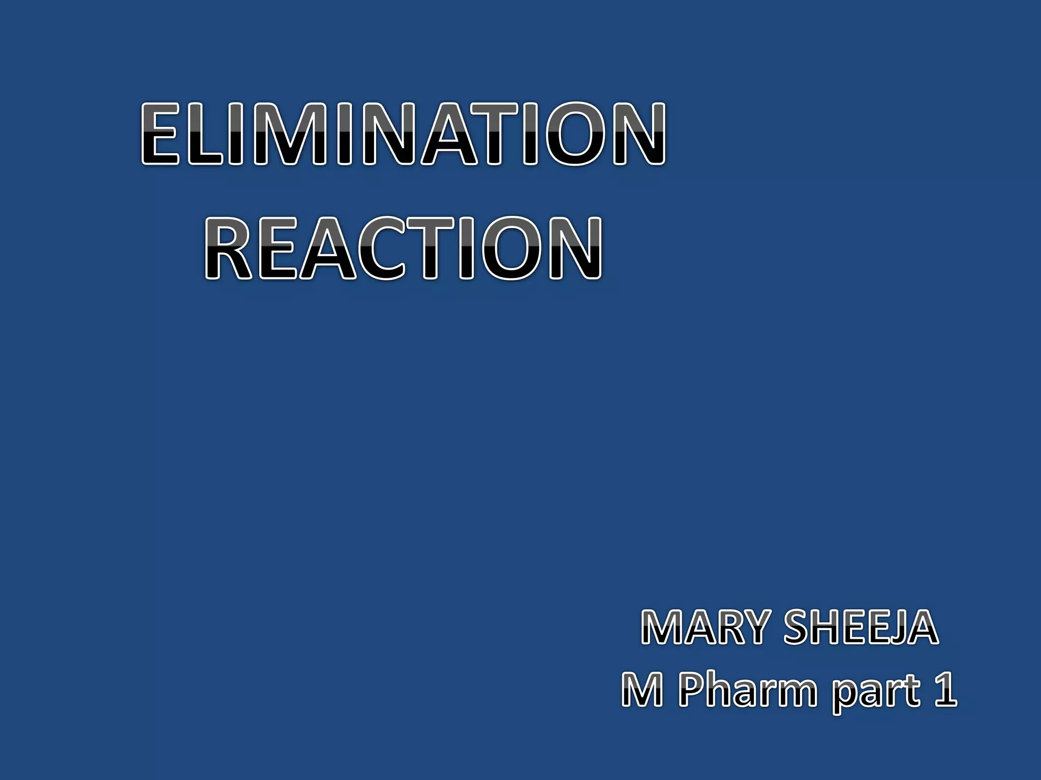 ELIMINATION SHEEJA.pptx