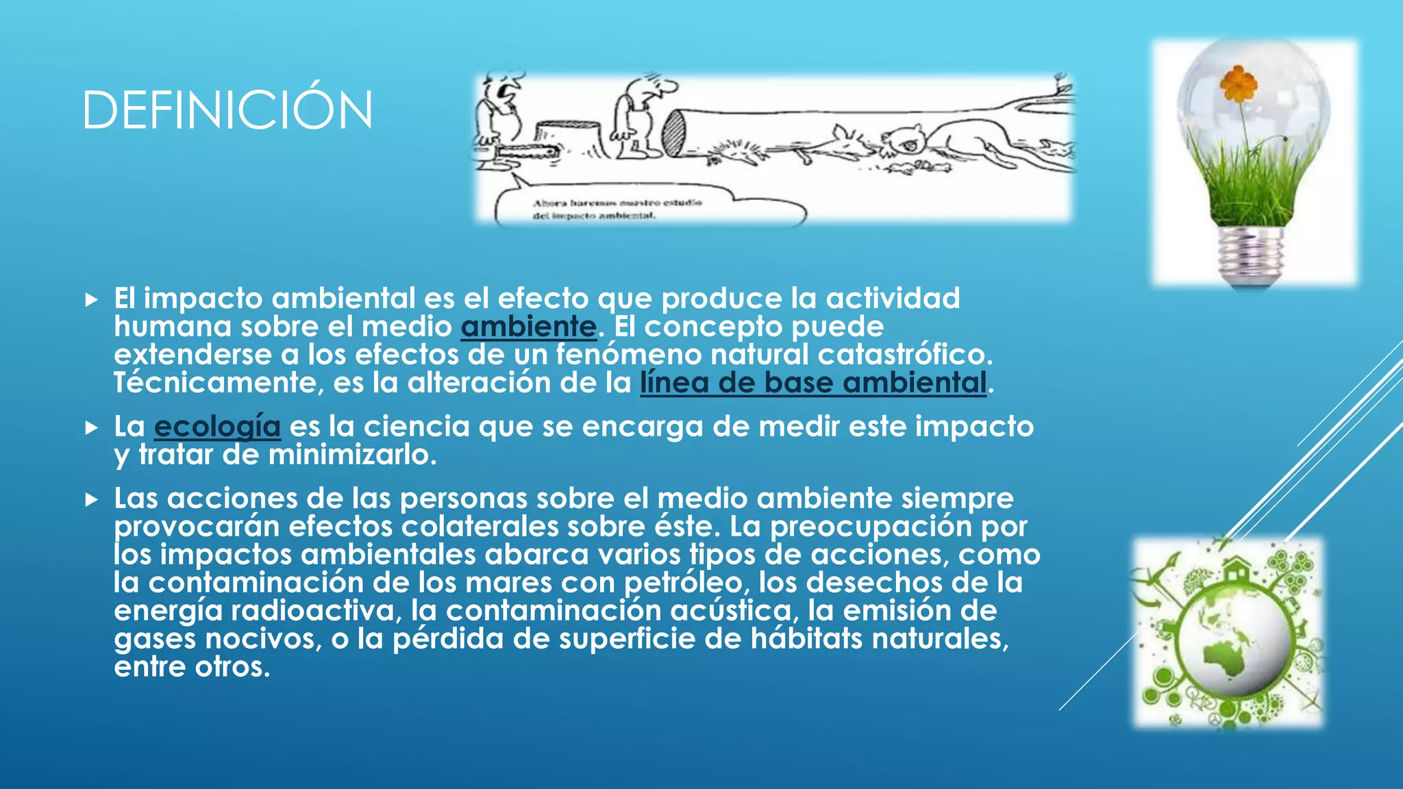 El impacto ambiental | PPTX