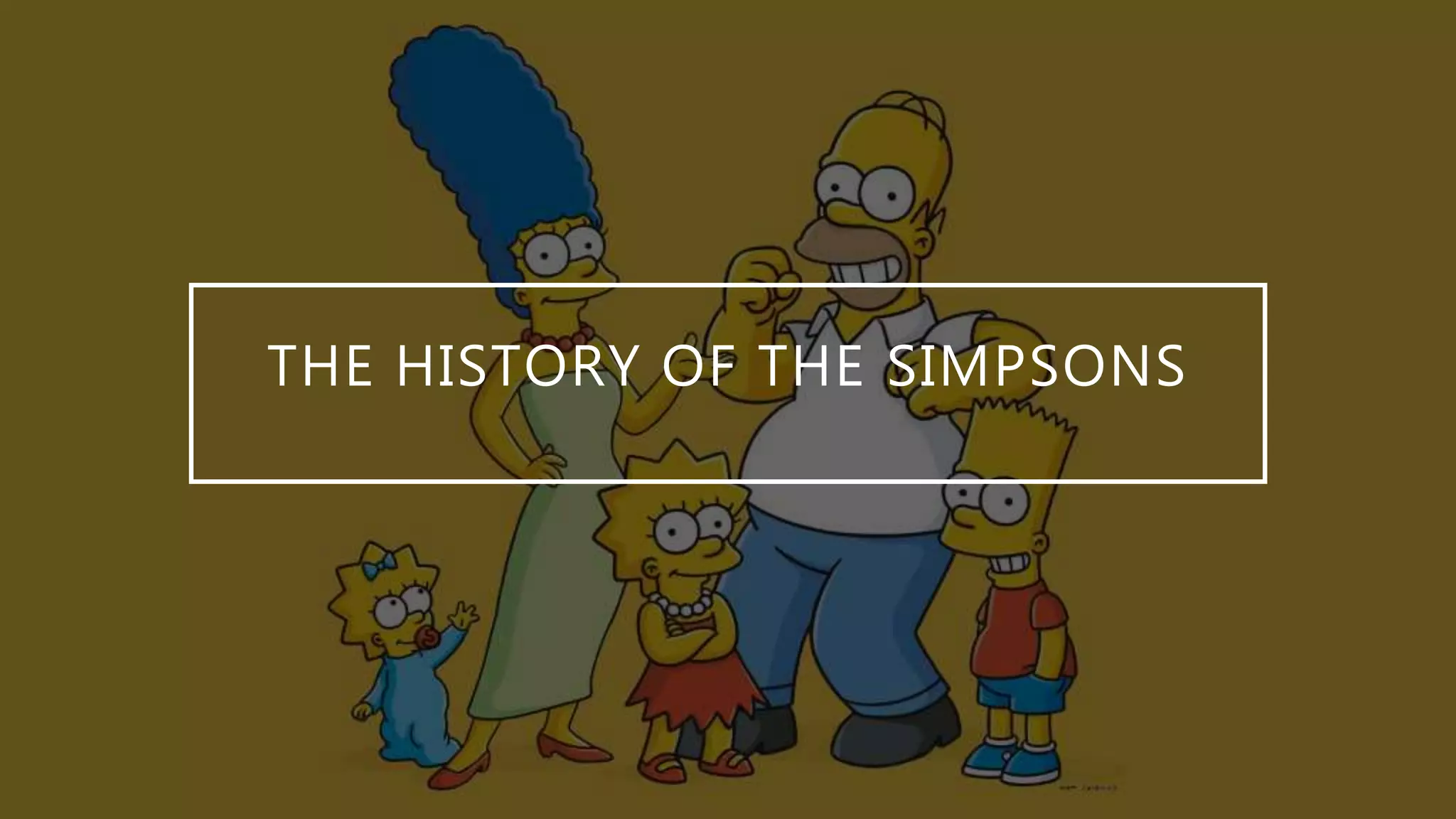 The history of the Simpsons | PPTX