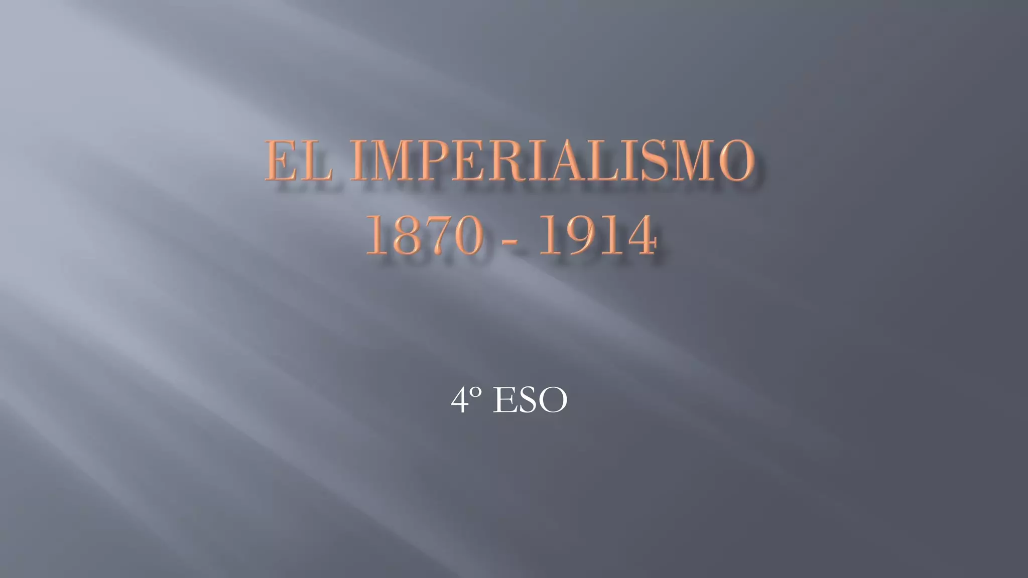 El imperialismo 1870 1914 | PDF