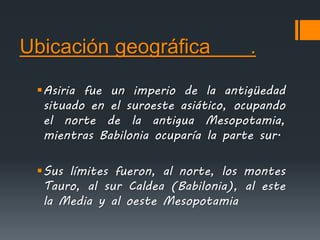El imperio asirio | PPTX