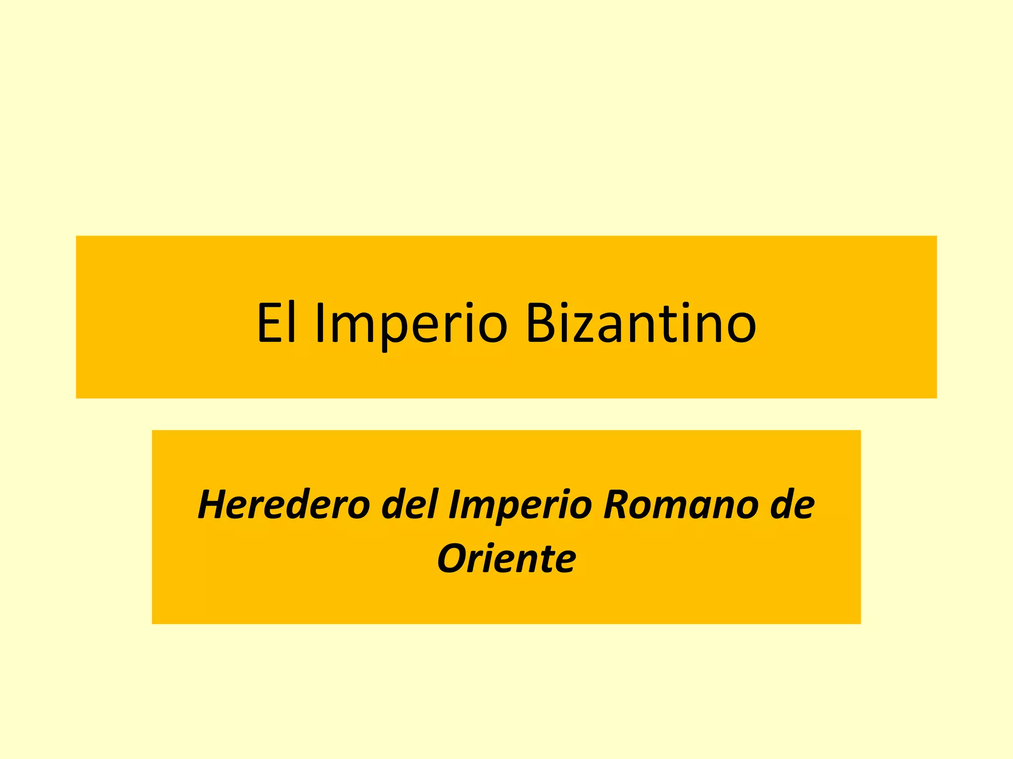 El imperio bizantino | PPT