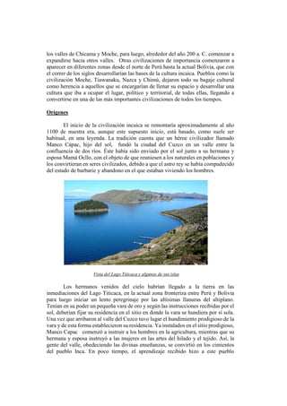El imperio inca | PDF