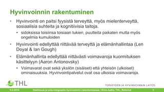 Elina Aaltio: Osallisuus ja sote-integraatio hyvinvoinnin ...