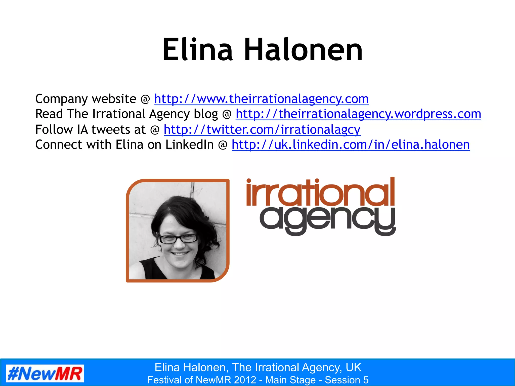 Elina halonen main stage - 2012 | PPT