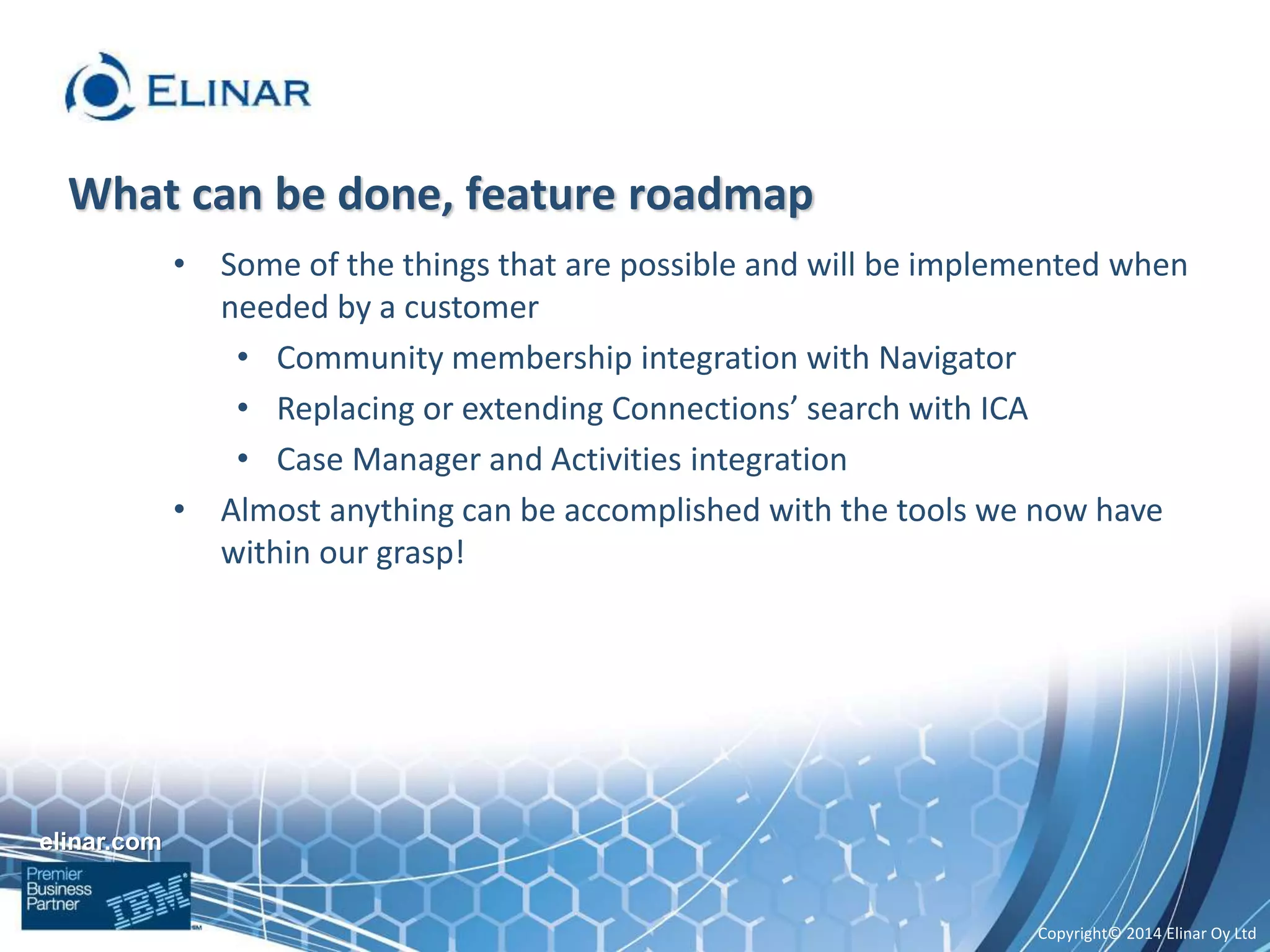 Integrating IBM Connections with ECM using IBM Content Navigator | PPT