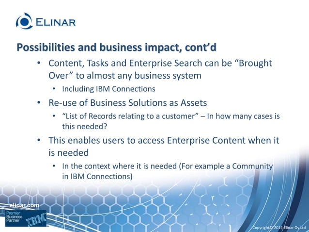 Integrating IBM Connections with ECM using IBM Content Navigator | PPT | Free Download