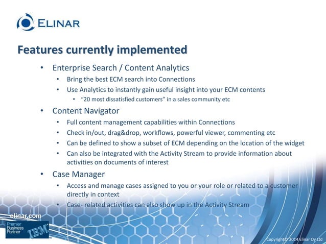 Integrating IBM Connections with ECM using IBM Content Navigator | PPT