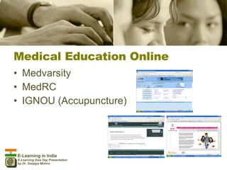 E-Learning in India | PPT | Internet | Computing