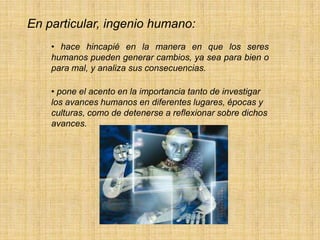 El ingenio humano | PPTX