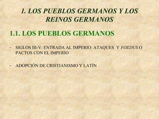 El inicio de la edad media | PPT