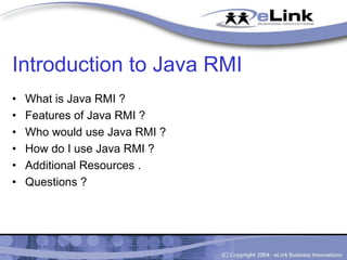 Introduction to Remote Method Invocation (RMI) | PDF