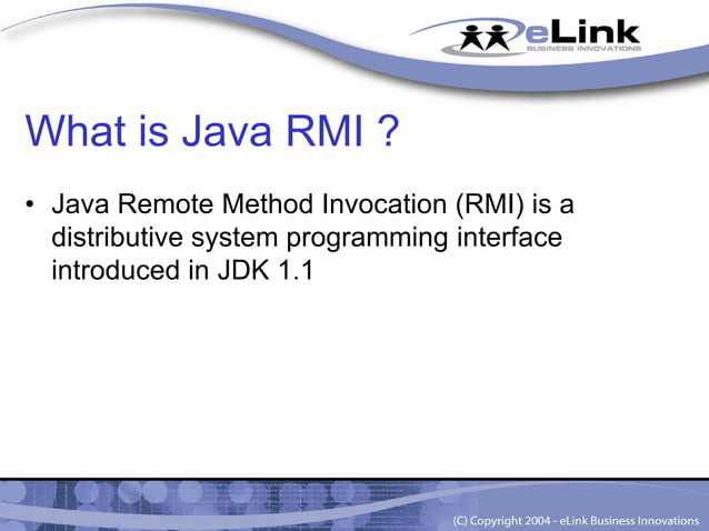 Introduction to Remote Method Invocation (RMI) | PPT