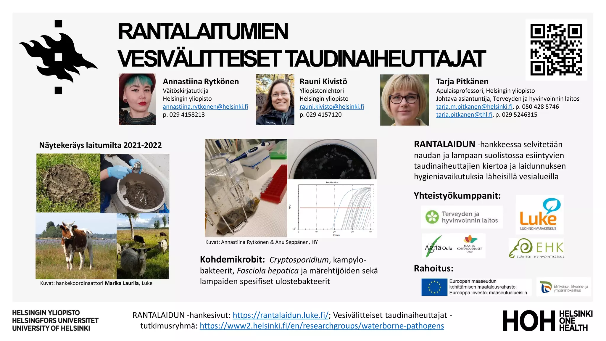 Rantalaitumen vesivälitteiset taudinaiheuttaja, Tarja Pitkänen | PDF