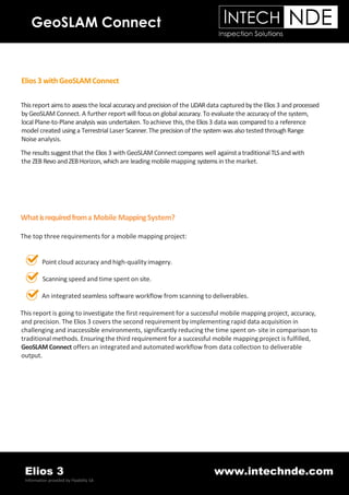 Elios_3_with_GeoSLAM_Connect_Accuracy_Report.pdf | 3-D Graphics | Computer Software and Applications