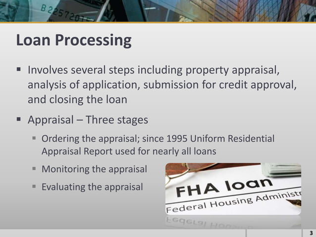 Eliot Lopian- Loan Origination And Processing In Real Estates | PPT