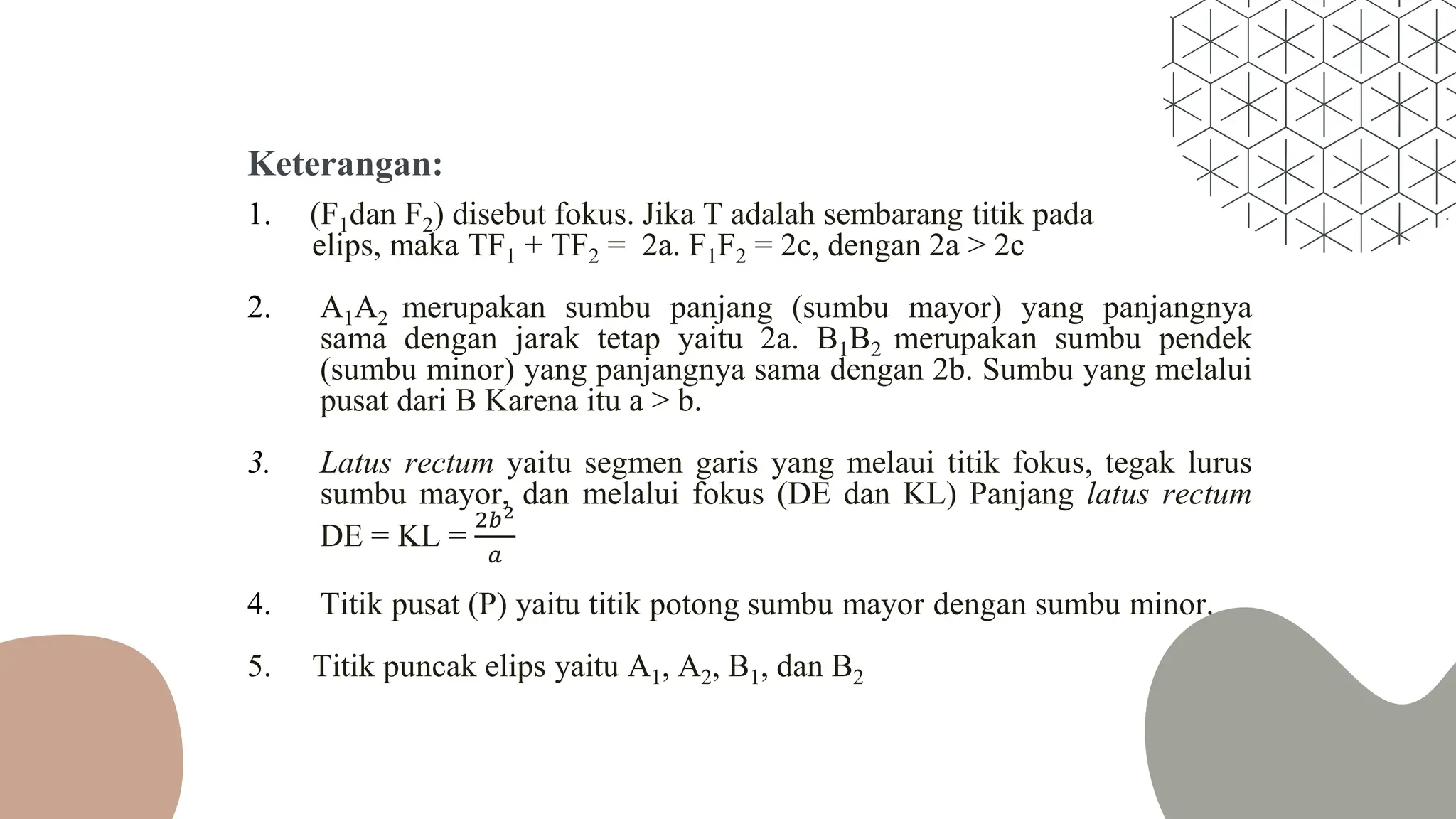 Elips PPT | Mata Kuliah Geometri Analitik | Tadris Matematika IAIN ...