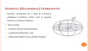 ELLIPSOID GEOMETRY TYPES OF LATITUDES OF ELLIPSOID.pptx