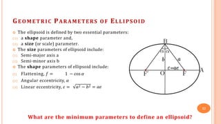 ELLIPSOID GEOMETRY TYPES OF LATITUDES OF ELLIPSOID.pptx