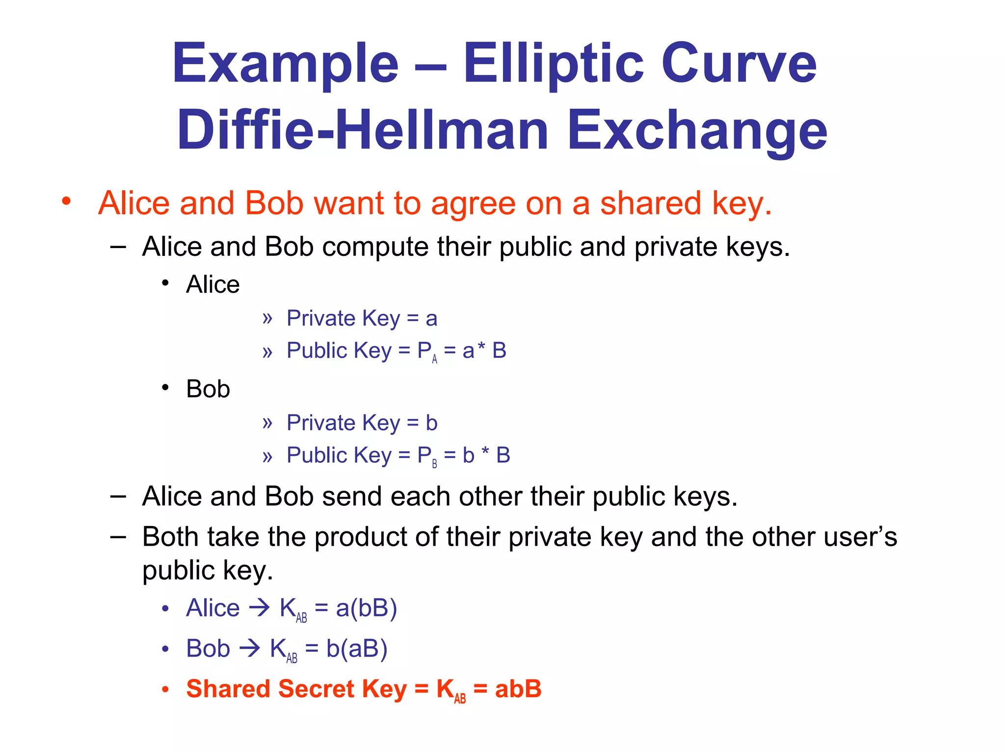 Elliptical curve cryptography | PPT Elliptical curve cryptography | PPT