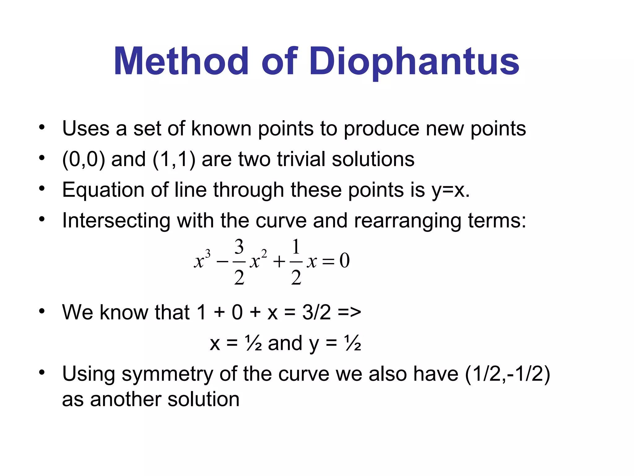 Elliptical curve cryptography | PPT Elliptical curve cryptography | PPT