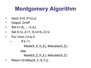 Elliptical curve cryptography | PPT